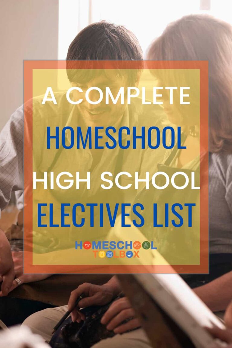 Who else needs a complete homeschool high school electives list ...
